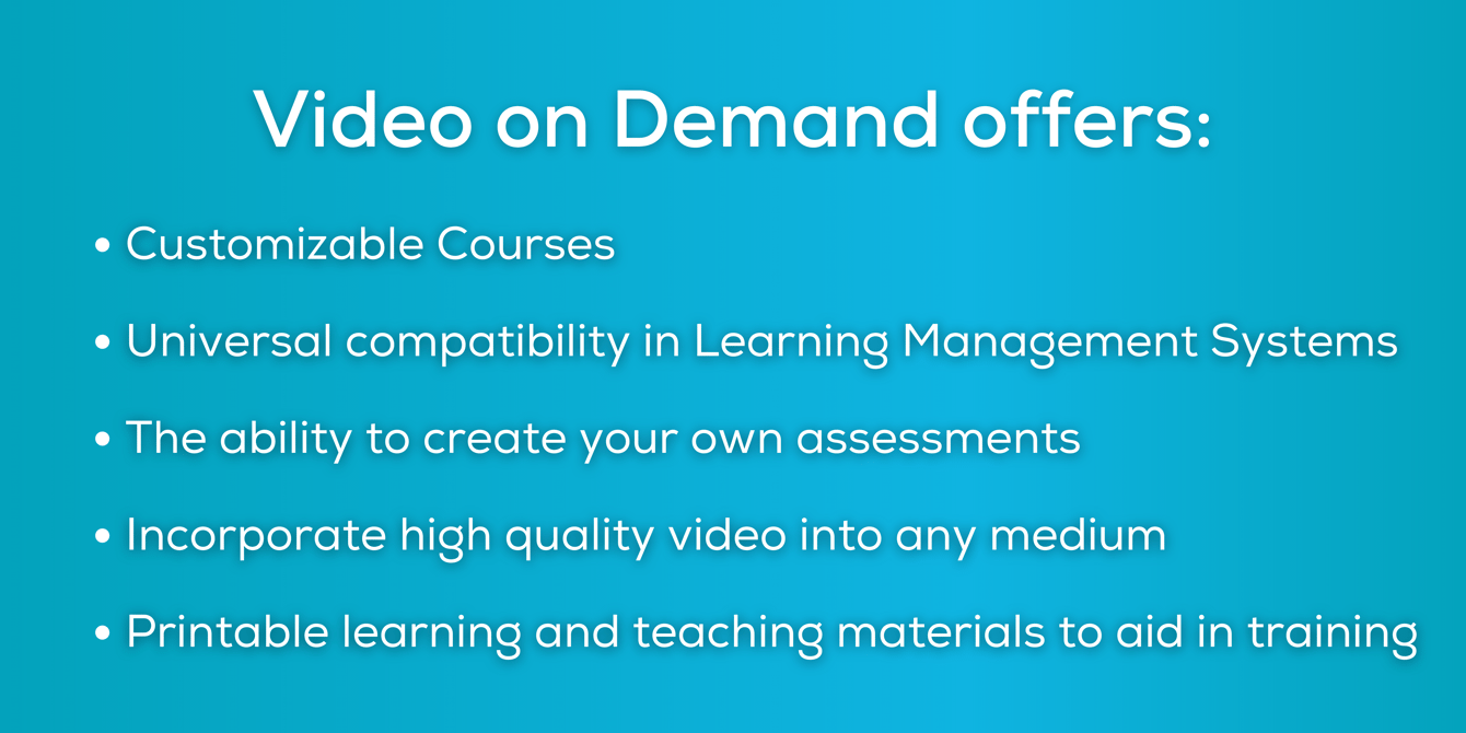 Video on Demand Information and Test Embed Code