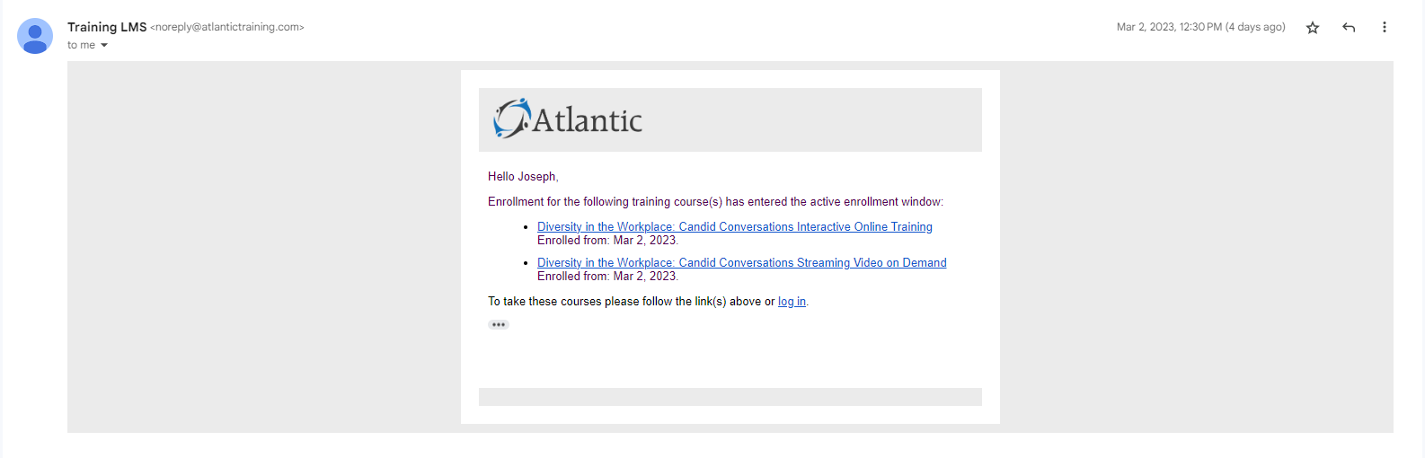 What do the enrollment emails & reminders look like and when do they send?