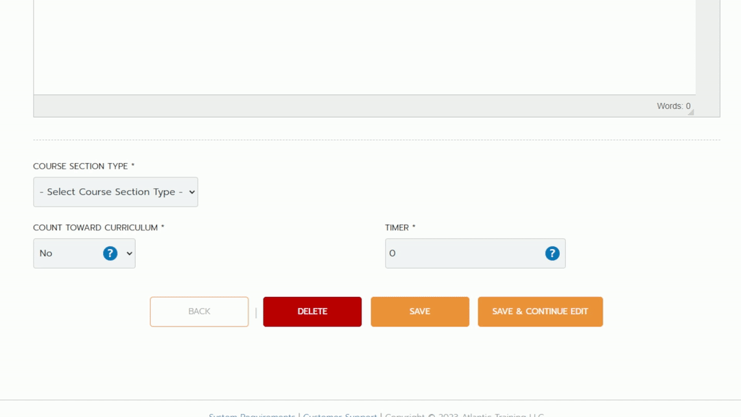 Custom Course Section Types: Embed Video